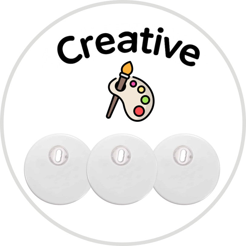 Freestyle Libre 3 Sticker Set ,,CREATIVE'' | Zuckerschmuck